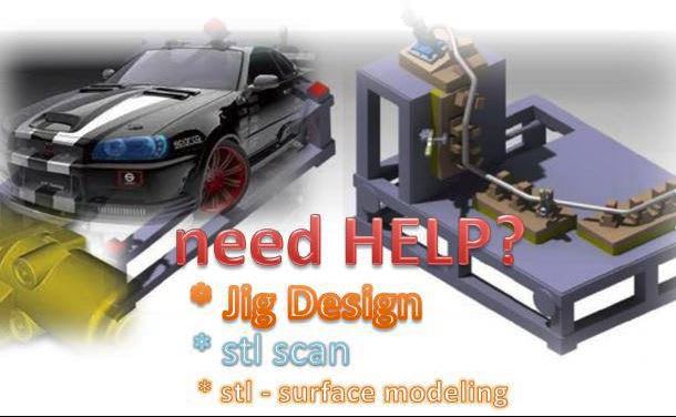 3d modeling surfacing and jig design mechanical parts by Arv369 | Fiverr