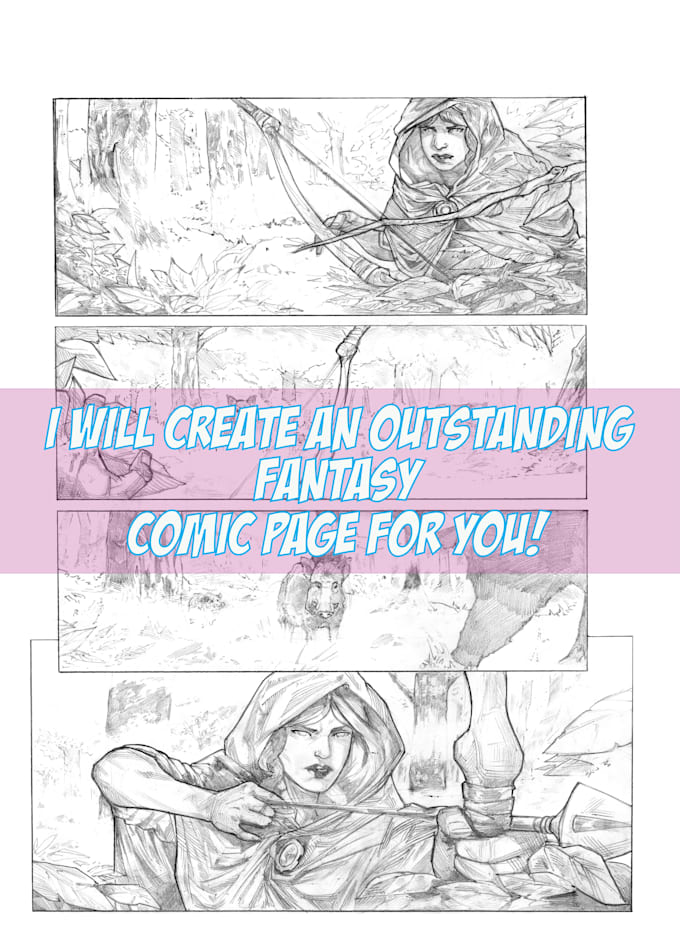 Draw a comic page based on your script by Alessiogrecoart | Fiverr