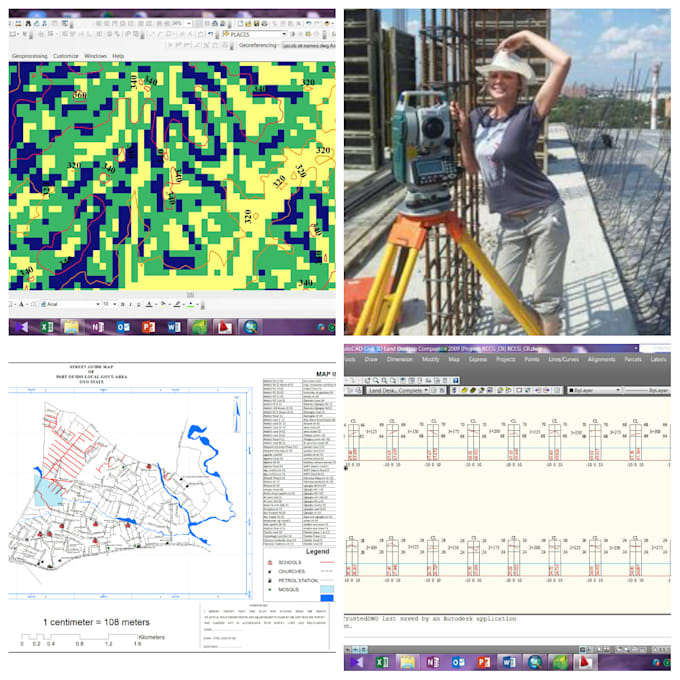 Create custom gis maps and surveying drawings in 24hrs by Taiwo2200 ...