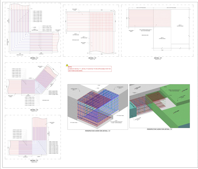Draw reinforcement drawings for projects by Saqibm9009 | Fiverr