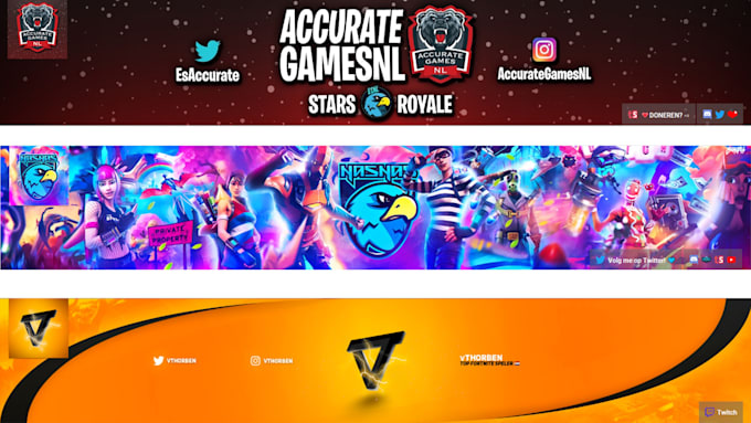 Design a perfect youtube banner by Tyronejay | Fiverr