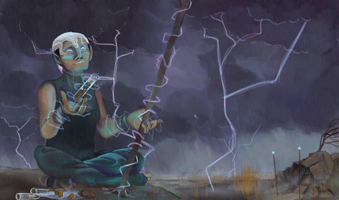 Draw character art, backgrounds, paintings by Ncornelius | Fiverr