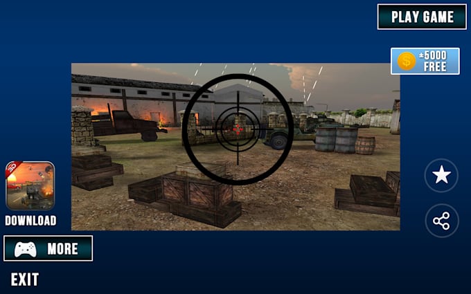 New game ui design good graphics good button and psd complet by ...