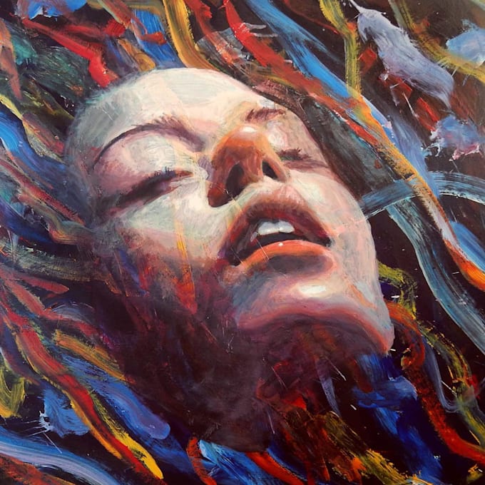 Paint an expressive portrait by Artmagick | Fiverr