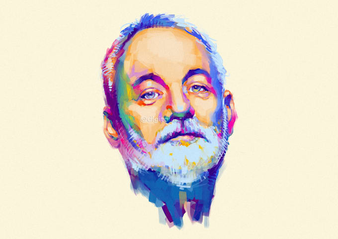 Do unique portrait digital painting by Digitalcarbine | Fiverr