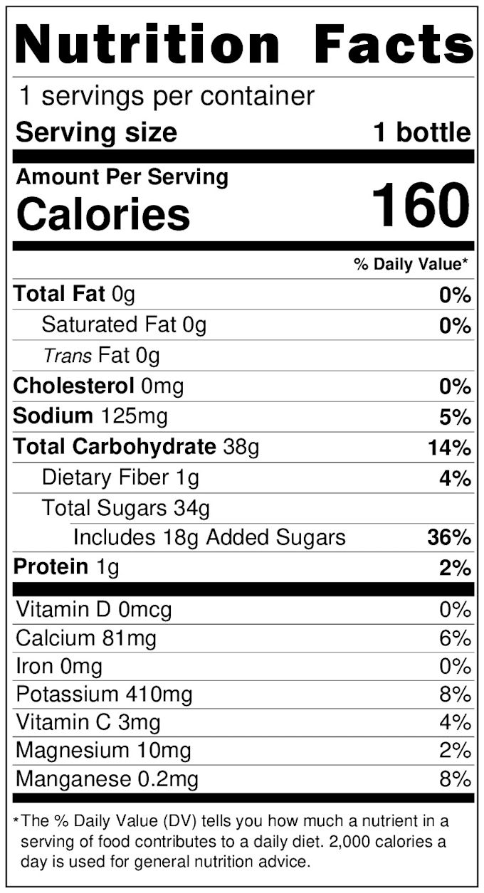 Calculate your food nutrition facts label by Diegogr | Fiverr