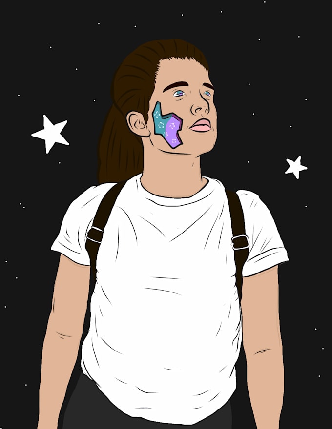 Make a line art illustration of any desired picture by Artistpersonal ...