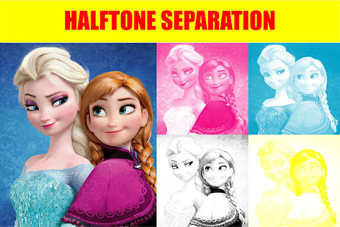 Do color separation for your screen printing design by Jamill2004 | Fiverr