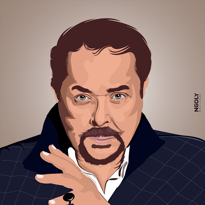 Draw a vector art cartoon style by Mahmoudalngoly | Fiverr