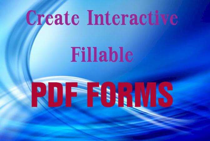 Create professional fillable pdf form by Jamshed14 | Fiverr