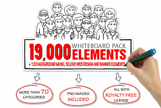 19k svg high quality images for whiteboard animations by Gersonjr | Fiverr