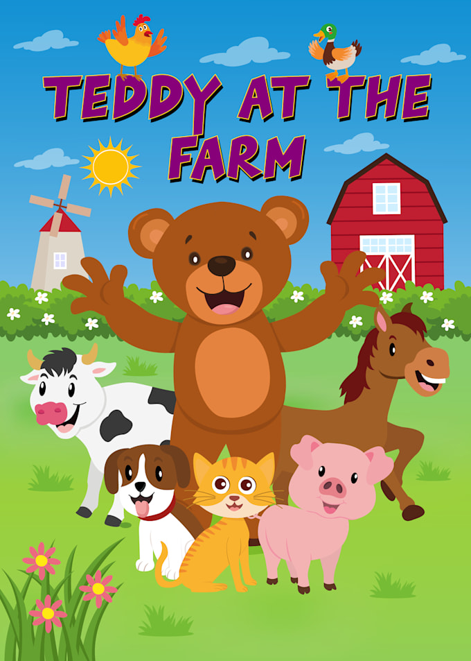 Draw children story book scenes by Diana_design | Fiverr