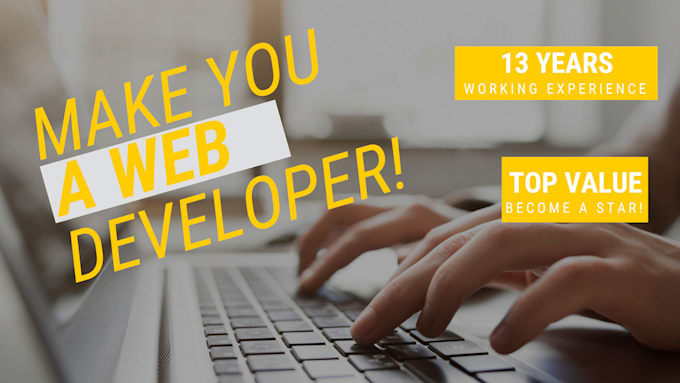 Make you a web developer be your tutor by Realmbit | Fiverr