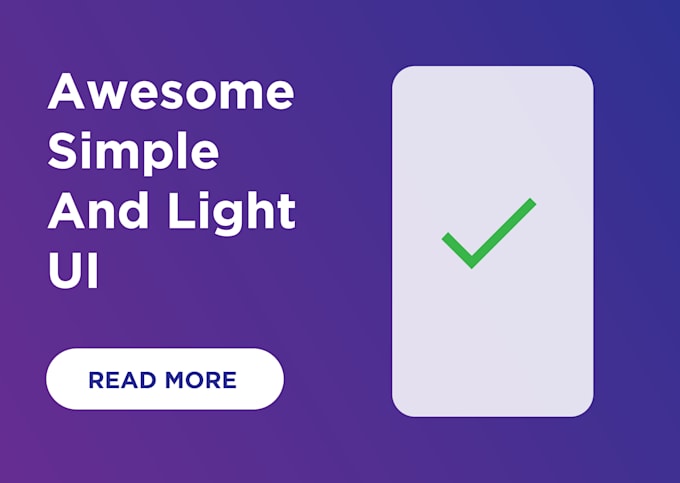 Create a simple and light ui design by Daniel147123 | Fiverr