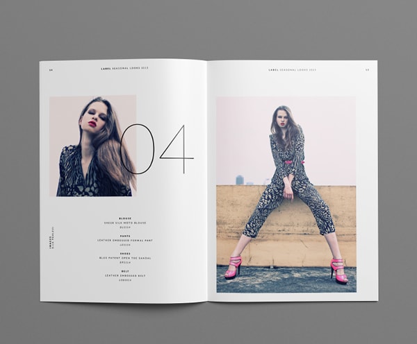 Design professional lookbooks or linesheets for your brand by Graceteo ...