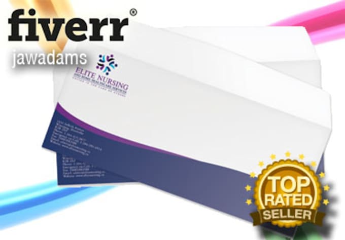 Design a professional quality envelope ready to print by Jawadams | Fiverr