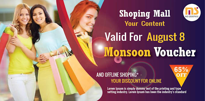 A professional banner design and hoarding poster by Ms4graphix | Fiverr