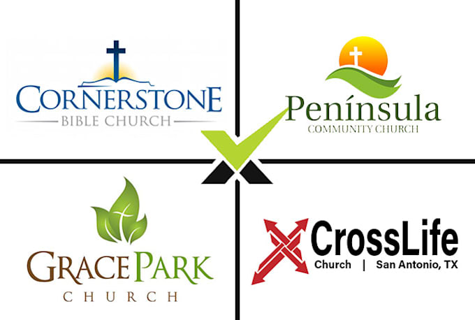 Design modern church ministry logo by Xlogomaster | Fiverr