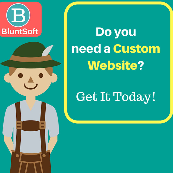 Develop Your Custom Website Html Css Java Php By Bluntsoft Fiverr