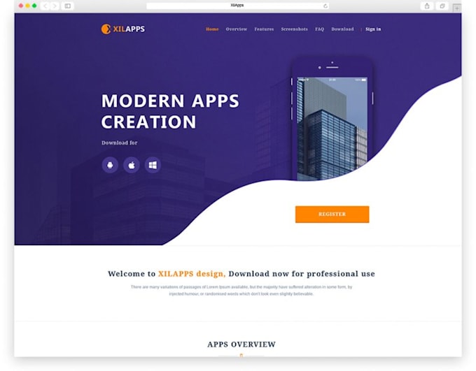 Do professional app landing page by Abir_web | Fiverr