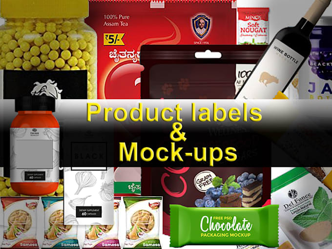 Design awesome labels and 3d mockups for your value products by ...