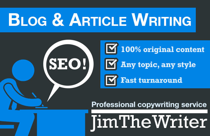 Write compelling blog posts, articles, and website content by Jimthewriter | Fiverr