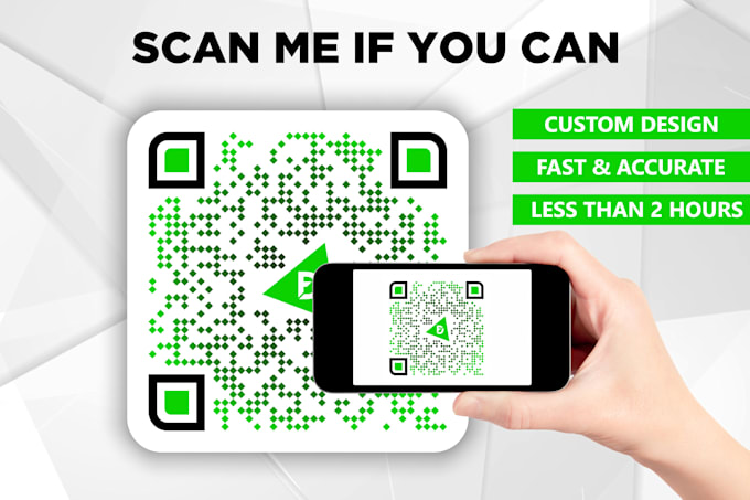 Create your own qr code by Fredie24 | Fiverr