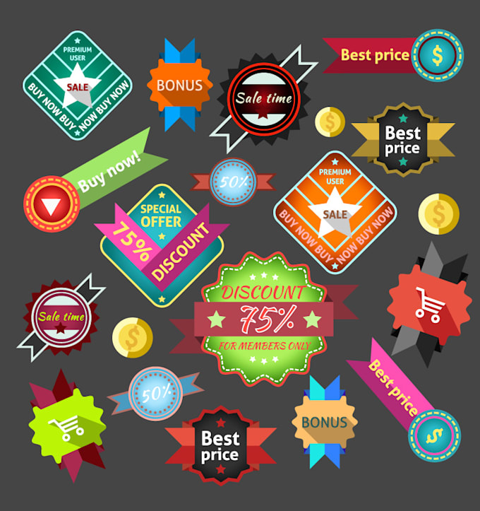 Quality sticker design,badges,label,retro, vintage by Naziazeb | Fiverr