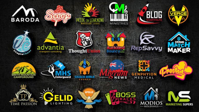 Design modern unique 3d logo for you by Lora57 | Fiverr