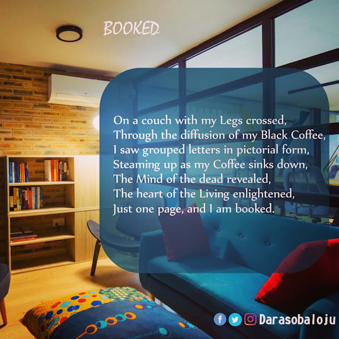 Write and design a unique poem for any purpose in 24hrs by Darasobaloju ...