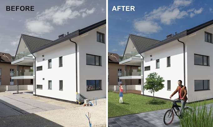 Photoshop edit, retouch house photo, interior, real estate by Urosnovak ...