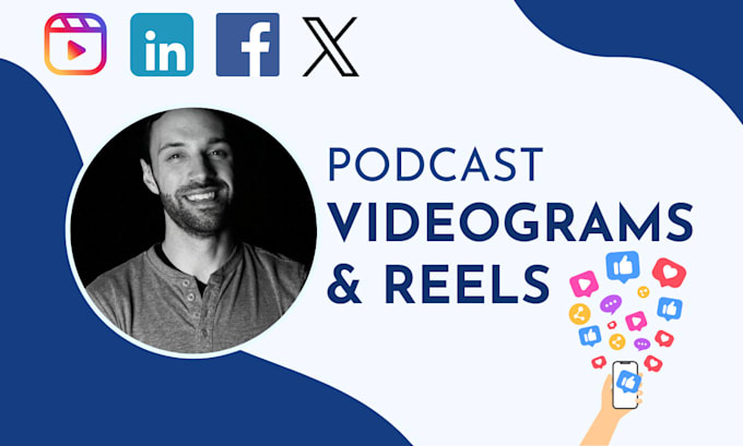 Make a videogram reel to promote your podcast on social media by ...
