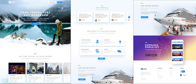 Design sleek and modern, professional website by Jigsawww | Fiverr