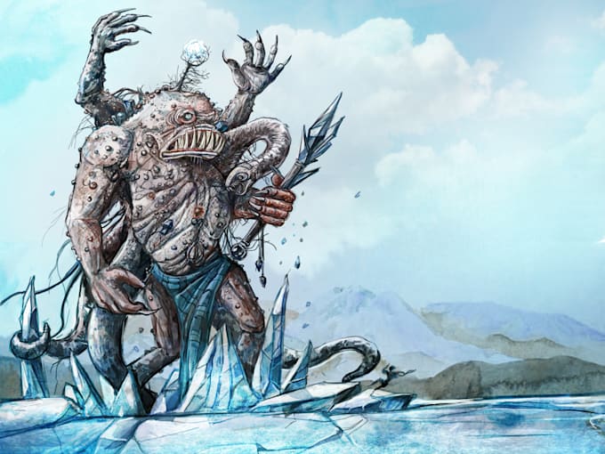 Draw a horror illustration by Mmorgan6 | Fiverr