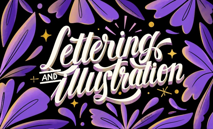 Write or illustrate your text in my hand lettering style by Ambvrr | Fiverr