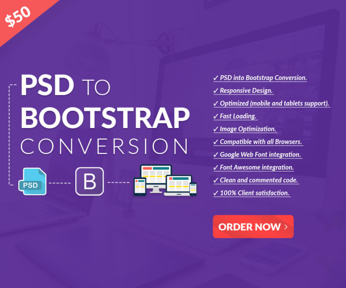 Convert your psd into bootstrap by Challenging | Fiverr Convert your psd into bootstrap by Challenging | Fiverr