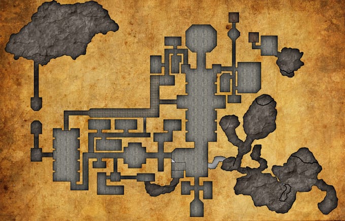 Create a dungeon map for your tabletop games by Rwestfahl | Fiverr