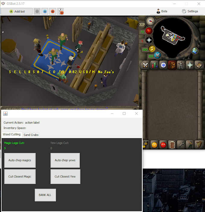 Make you a custom bot for oldschool runescape by Snowthug | Fiverr