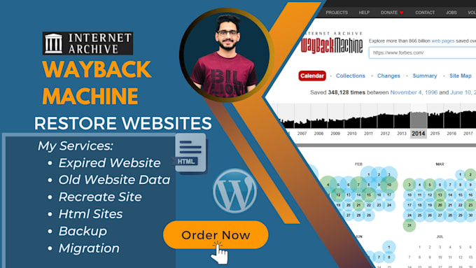 Restore website from webarchive or wayback machine by Khalilmarbell12 | Fiverr