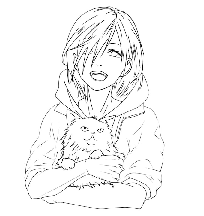 Professionally convert your hand drawing into line art by Anproject ...