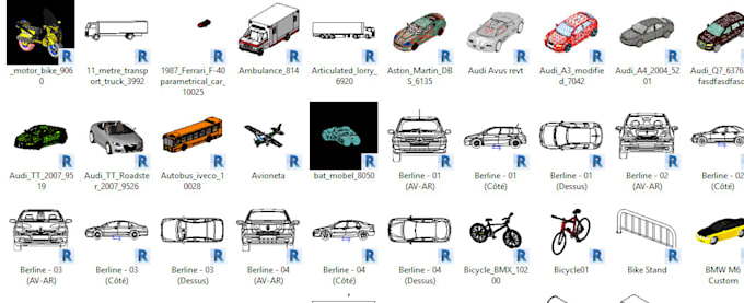 Send you a package of 3d bim models for your work in revit by Cesarq7 ...