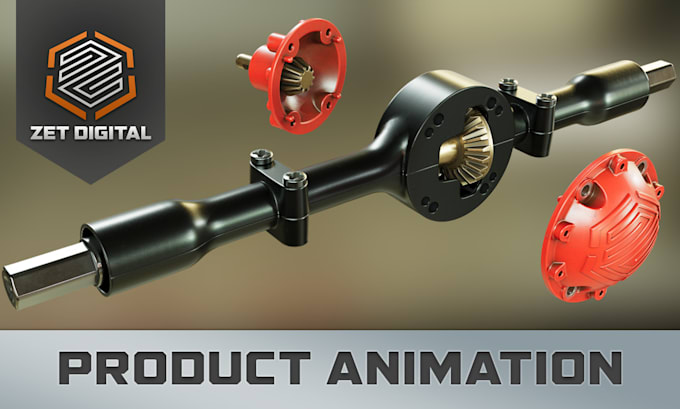 Make 3d animation of your products assembly process by Zet_digital | Fiverr