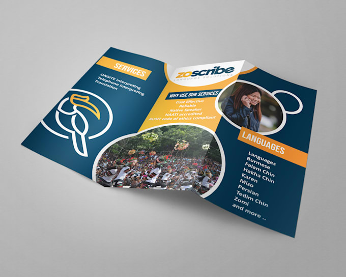 Design creative and unique brochure by Graphiccode | Fiverr