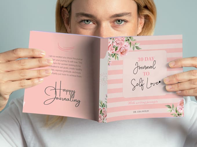 Design print ready planner, journal, workbook, diary, logbook, pdfs in ...