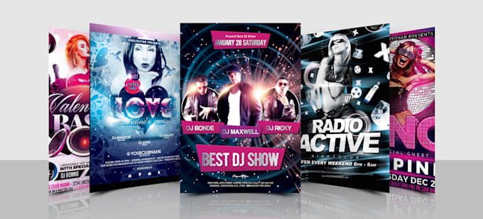 Design marvelous music, concert, music album flyer for you by ...