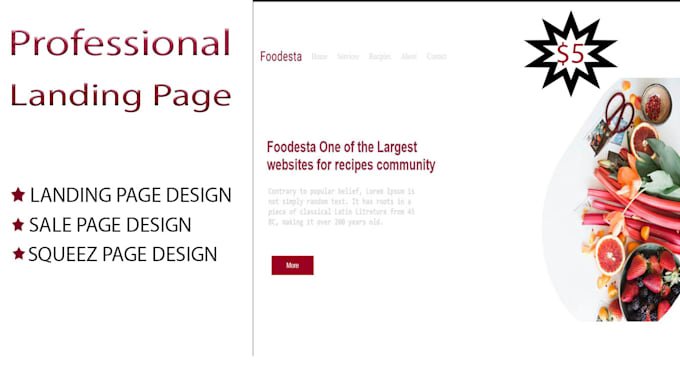 Design A Professional Landing Page Using Html5 And Css3 By Hibasohail Fiverr 8618
