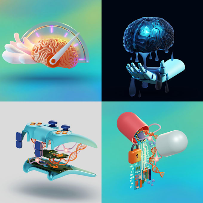 Create beautiful 3d designs, models, and scenes by Erichernando | Fiverr