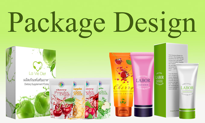 Design label and packaging by Alenashilova | Fiverr