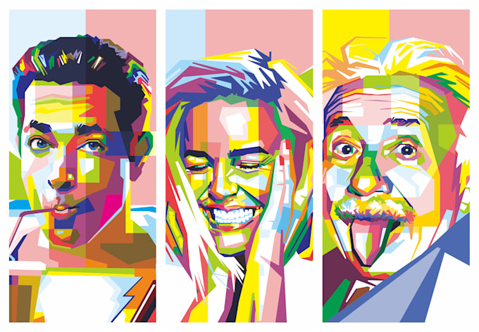 Make colorful wpap art by Ang_wpap | Fiverr
