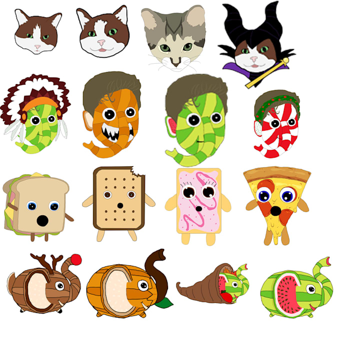 Create a cute, custom emote just for you by Ignis_sprite | Fiverr